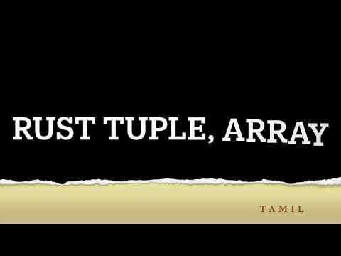 Rust Programming Tamil - Tuple & Array - YouTube
