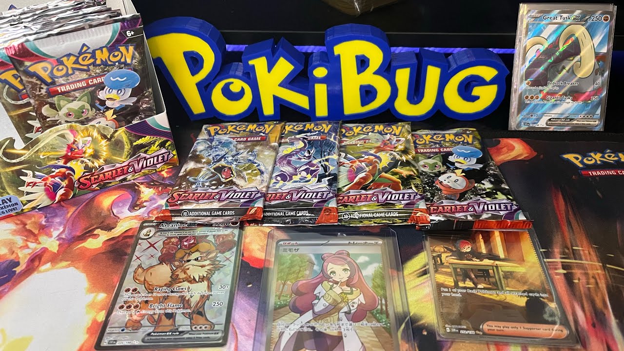 NEW Pokémon just released!!! Scarlet and Violet set opening!!! - YouTube