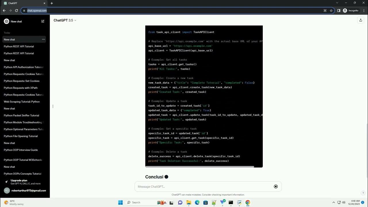 python rest api client library - YouTube
