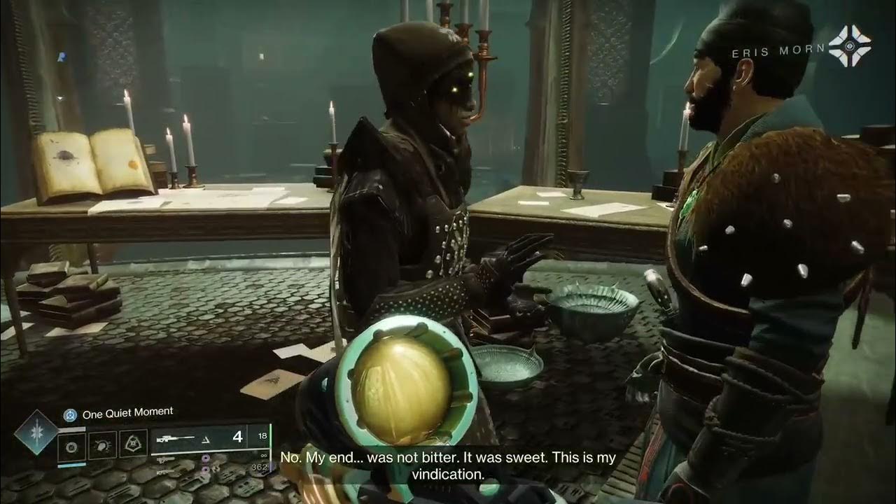 Visiting Eris Morns Throne World & She kisses The Drifter Destiny 2 Heresy Act 2 - YouTube