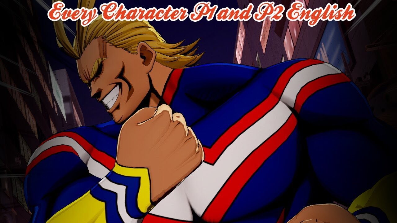 EVERY CHARACTER P1&P2 ENGLISH OJ2 - YouTube