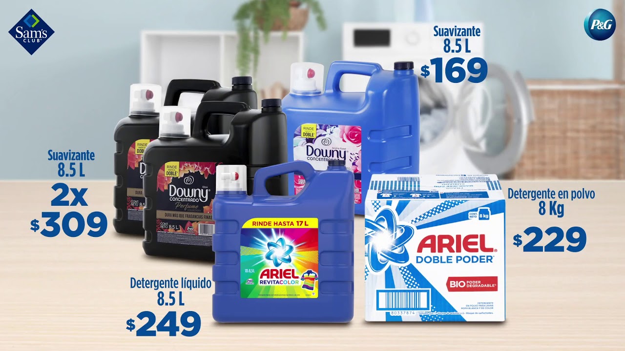 P&G Ariel y Downy - Sam's Club - YouTube
