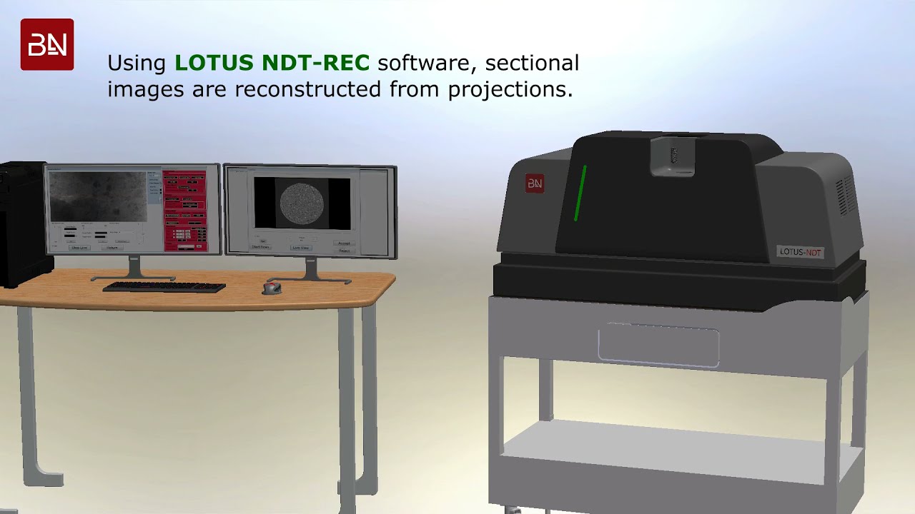 LOTUS-NDT Micro-CT Scanner Manufactured by BN Co. - YouTube