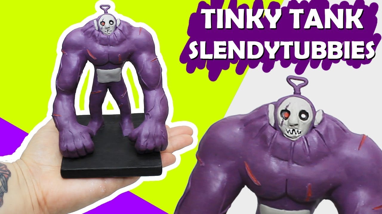 COMO HACER A "TINKY TANK" SLENDYTUBBIES DE PLASTILINA / FOAMY MOLDEABLE ...