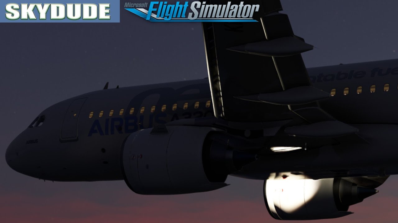 #172B Skydude NIGHT Practice - (BASIC) Airbus A320 - MCDU Flight Plan ...