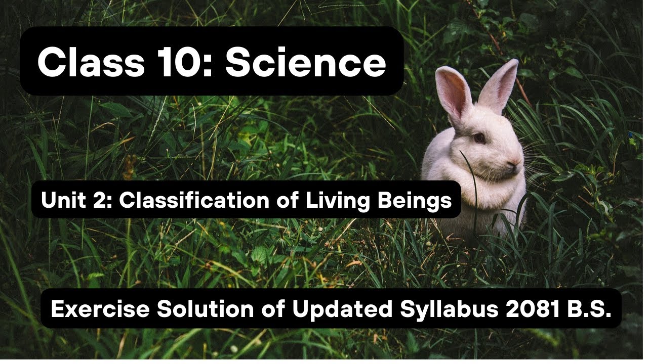Class 10 | Science | Classification of Living Beings | Solution | New ...