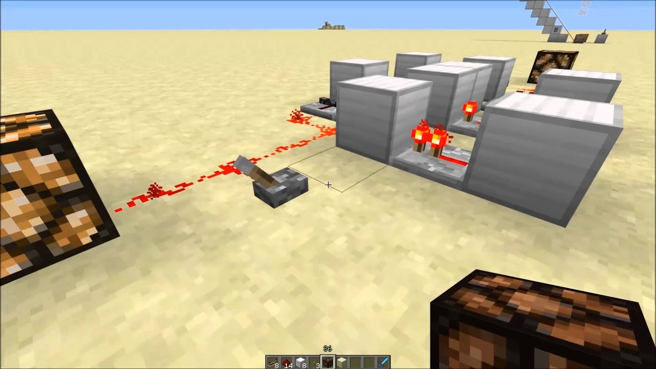 The Basement: Silent 2-way, 2-tick repeater (Minecraft 1.4.4) - YouTube