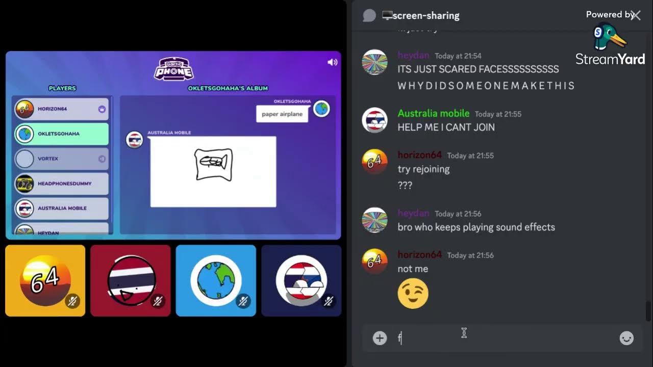 Gartic Phone with friends! Again. - YouTube