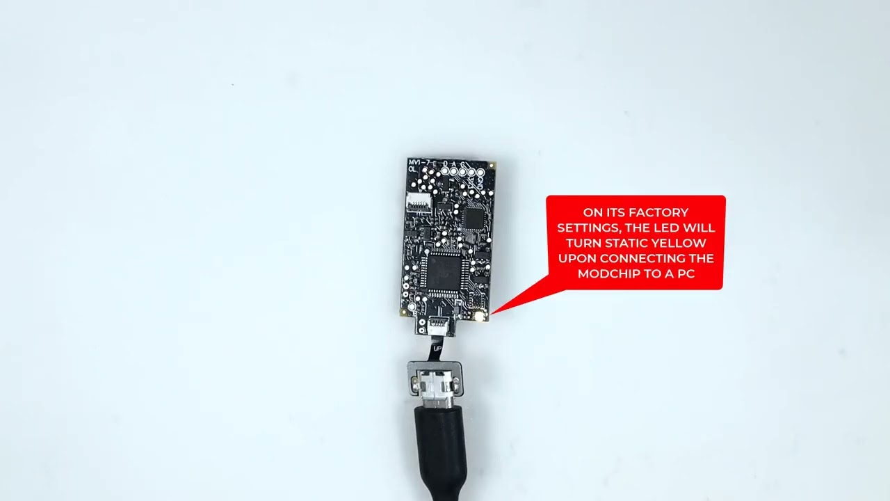 To modchip installer, you better flash your flashable modchip using the ...