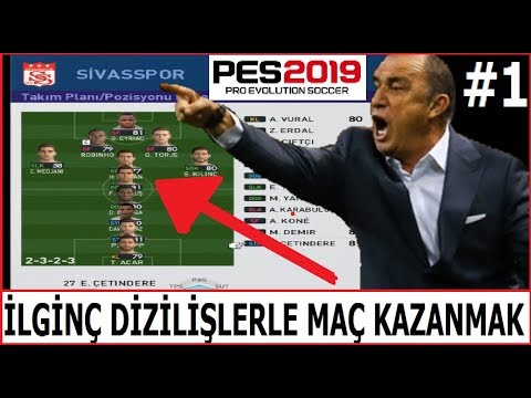 PES 2019 İLGİNÇ DİZİLİŞLERLE MAÇ KAZANMAK | 1.BÖLÜM