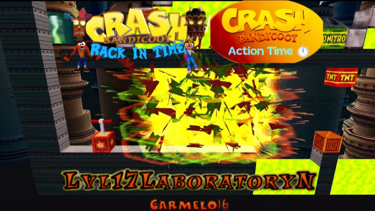 Crash Bandicoot - Back In Time Fan Game Action Time: Lvl 17 Laboratory ...