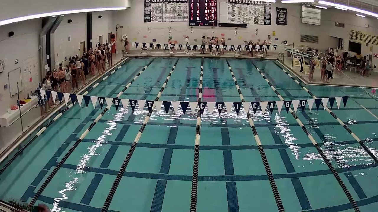WEST CHICAGO GIRLS SWIMMING - SENIOR NIGHT VS. WHEATON CO-OP - YouTube