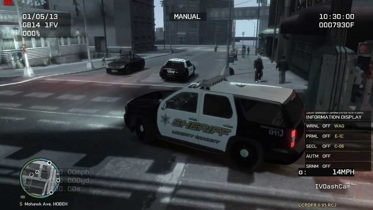 LCPD:FR Liberty County Sheriff with Awesome CJ24 Tahoe GTA4 ELS V6 ...