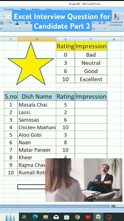 Excel Interview Question For Candidate🔥||Advance Excel😎||#excel #exceltips #shorts #computer # ...
