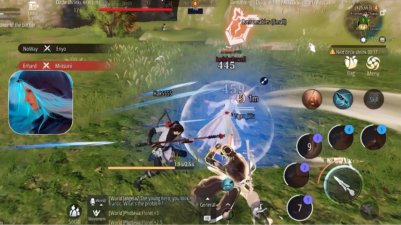 ចង់ធ្វេីអ្នកខ្លាំងកុំខ្លាចស្លាប់ Moonlight Blade Mobile Gameplay Open ...