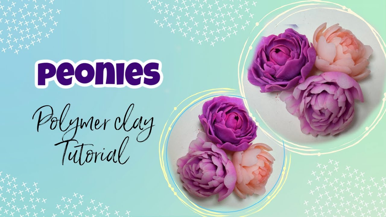 Crafting Perfect Polymer Clay Peonies: Easy Tutorial - YouTube
