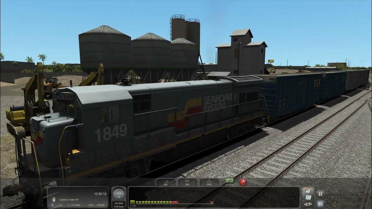 Train Simulator Classic - [GE U36B] - Yard Work (Miami - W. Palm Beach) Part 9 - 4K UHD - YouTube