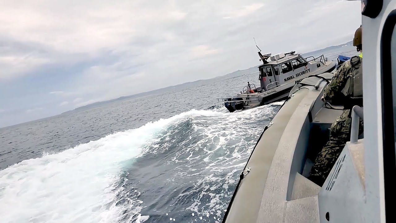 Navy Small Boat Attack Drill - Citadel Pacific 2019 - YouTube