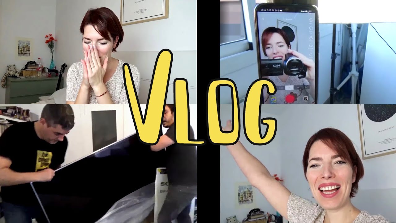 Me EMOCIONO con vosotros😭😍 + Nos llega la tele NUEVA ¡Es GIGANTE! - YouTube