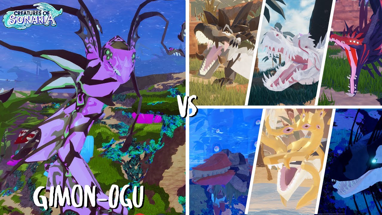 How Strong Is GIMON-OGU In Creatures Of Sonaria! (Outdated) - YouTube