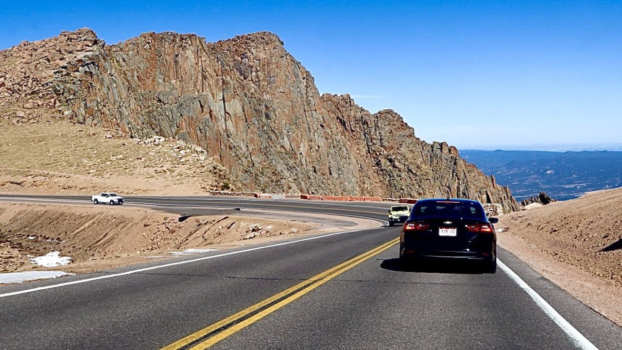 A Scary Drive Down Pikes Peak, Colorado Springs, Colorado - YouTube