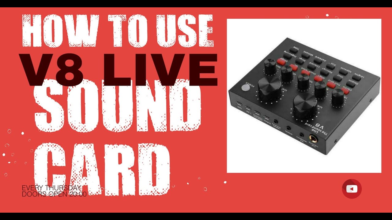 HOW TO USE V8 LIVE SOUND CARD (part 2)TAGALOG #V8LIVE #TUTORIAL - YouTube