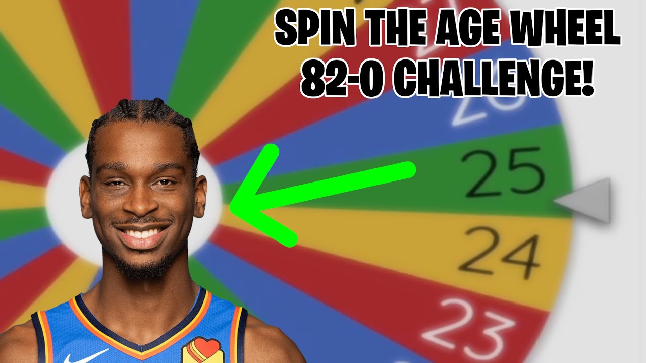 SPIN THE AGE WHEEL 82-0 CHALLENGE! (NBA 2K24 MyNBA) - YouTube