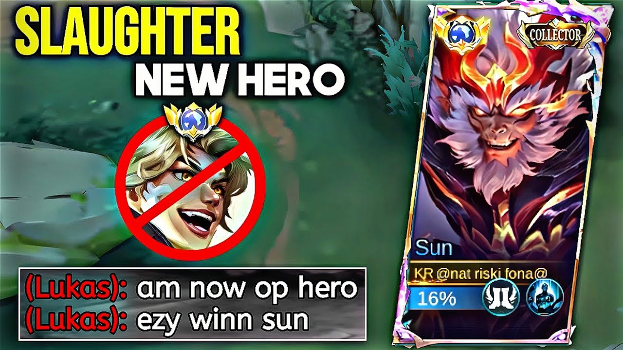 FIRST GAMEPLAY SUN VS NEW HERO LUCAS SEASON 35!! - WELCOME NEW HERO ...