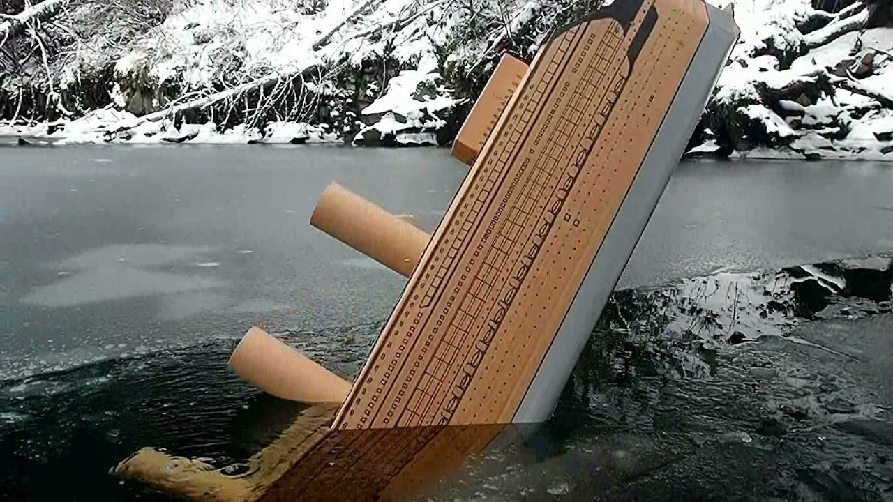 Wreck of the Cardboard Princess 2 stands VERTICAL at the bottom of ...