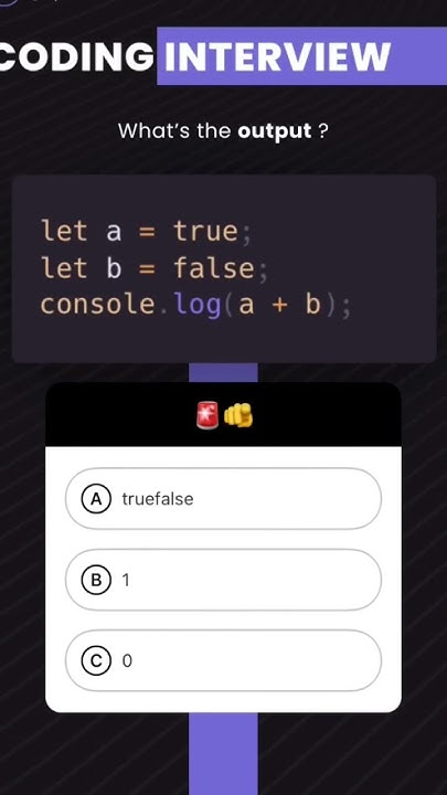 Javascript Challenge Whats The Output 🧠programming Javascript Coding Html Html5 Python