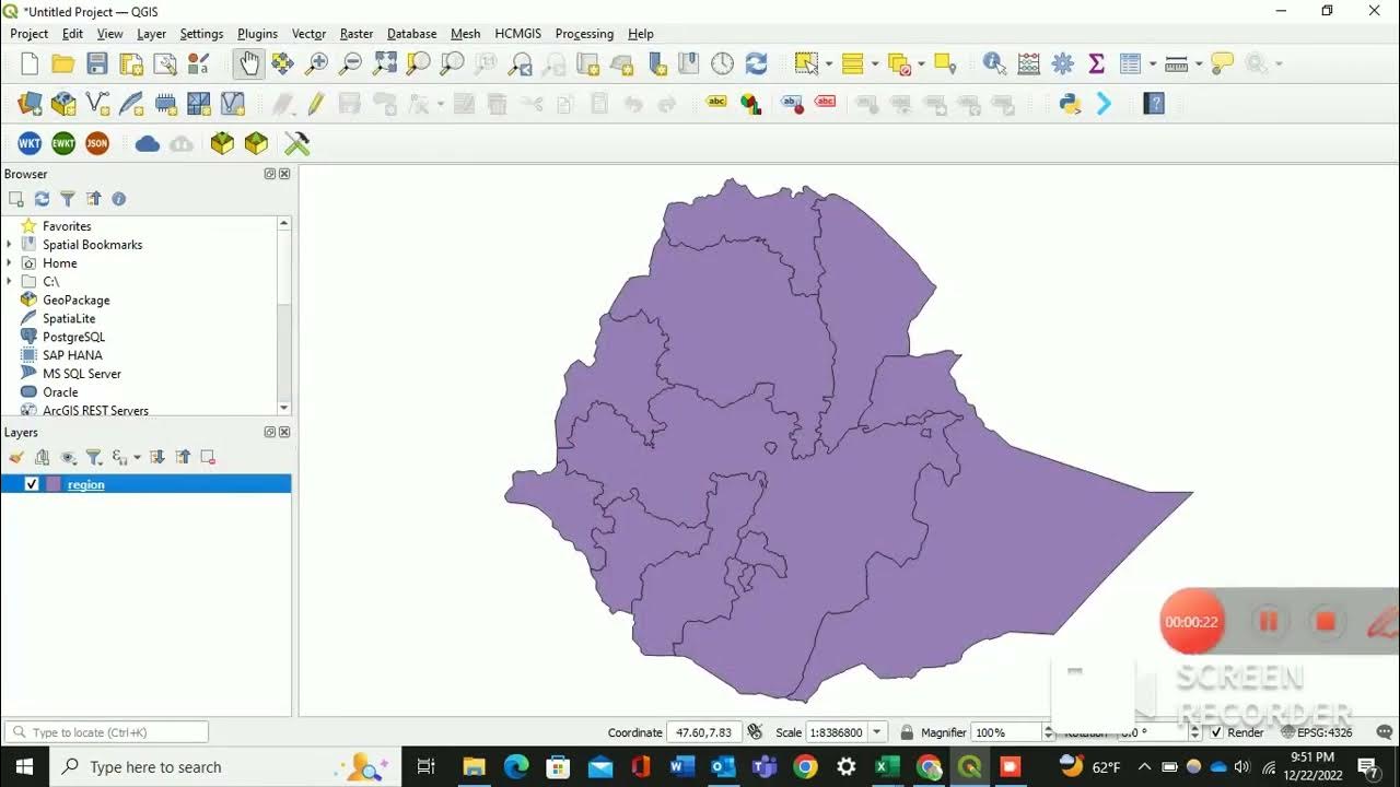 Adding vector data in QGIS - YouTube