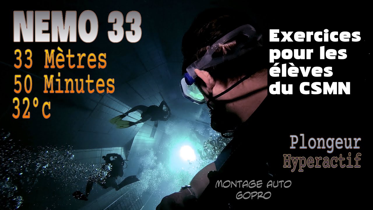 20240309 Plongée n°132 - 33M à Némo 33 Bruxelles - YouTube