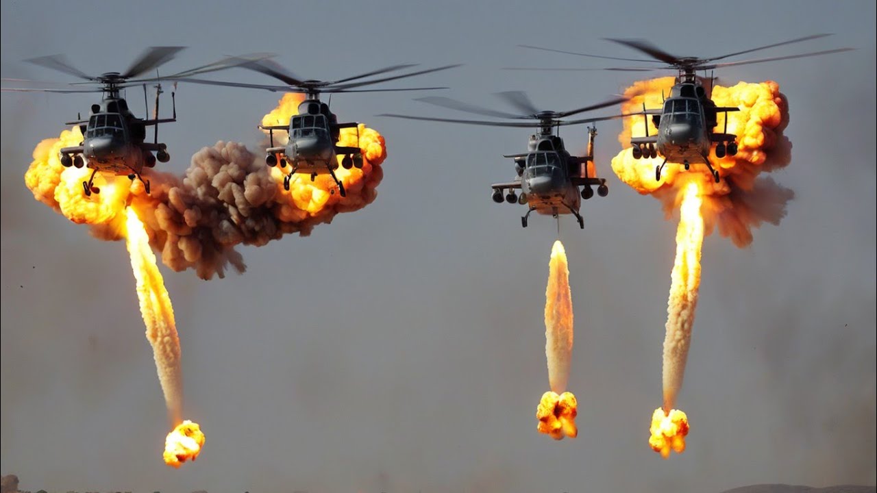 13 Minutes Ago! A Russian Ka-52 helicopter carrying 700 mercenaries ...