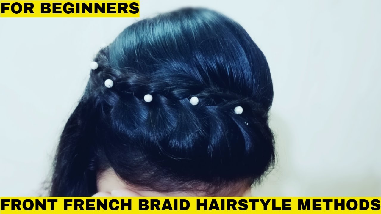 FRONT FRENCH BRAID HAIRSTYLE TUTRIAL STEP BY STEP | BY TOUCH & GLOW ...