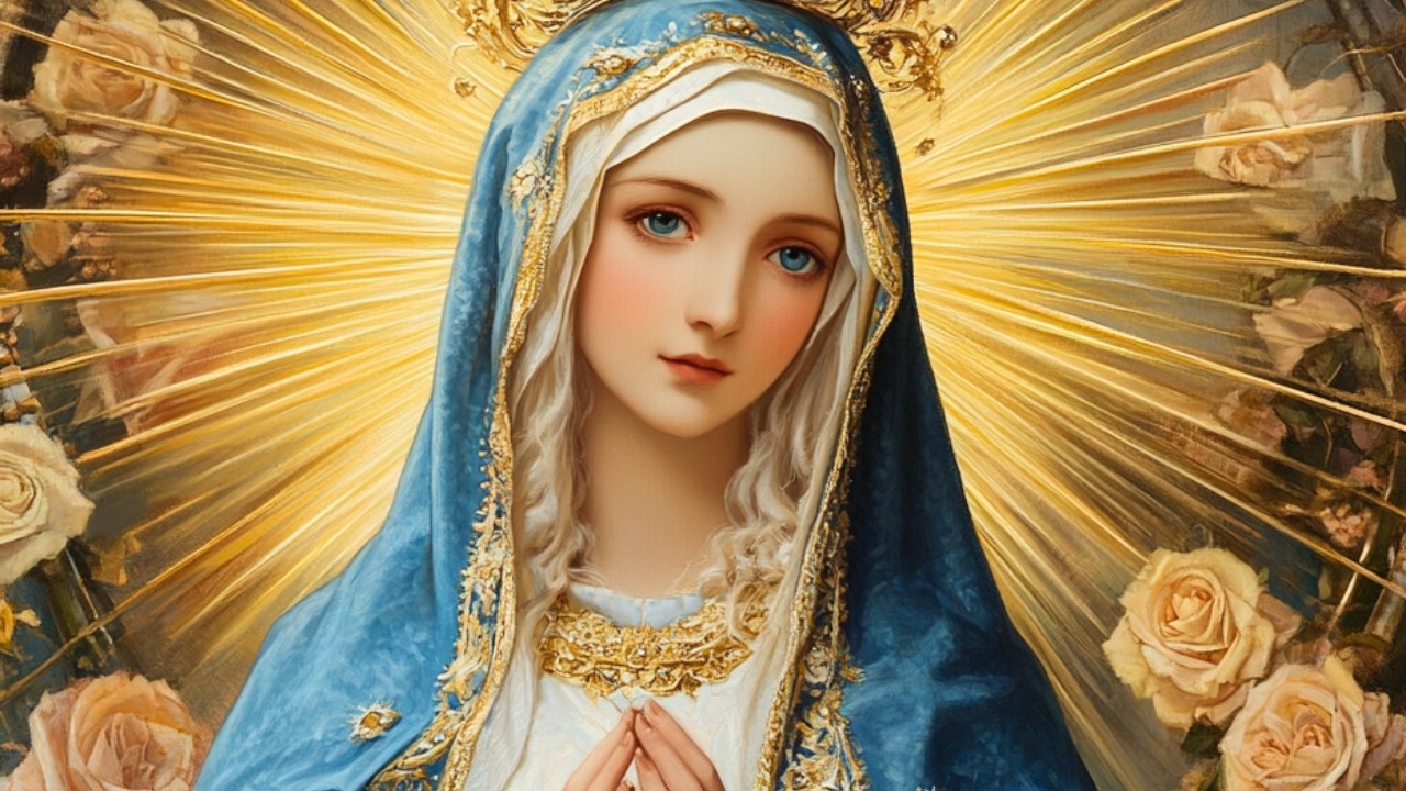 je vous salue marie chanté 🎶 Je vous salue, Marie, comblée de grâce 🙏🏼 ...