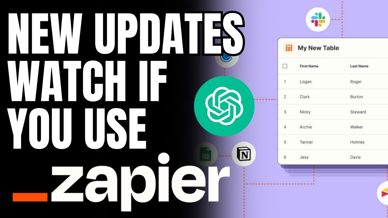 Zapier and ChatGPT Tables | Product Update Effecting Your Business ...