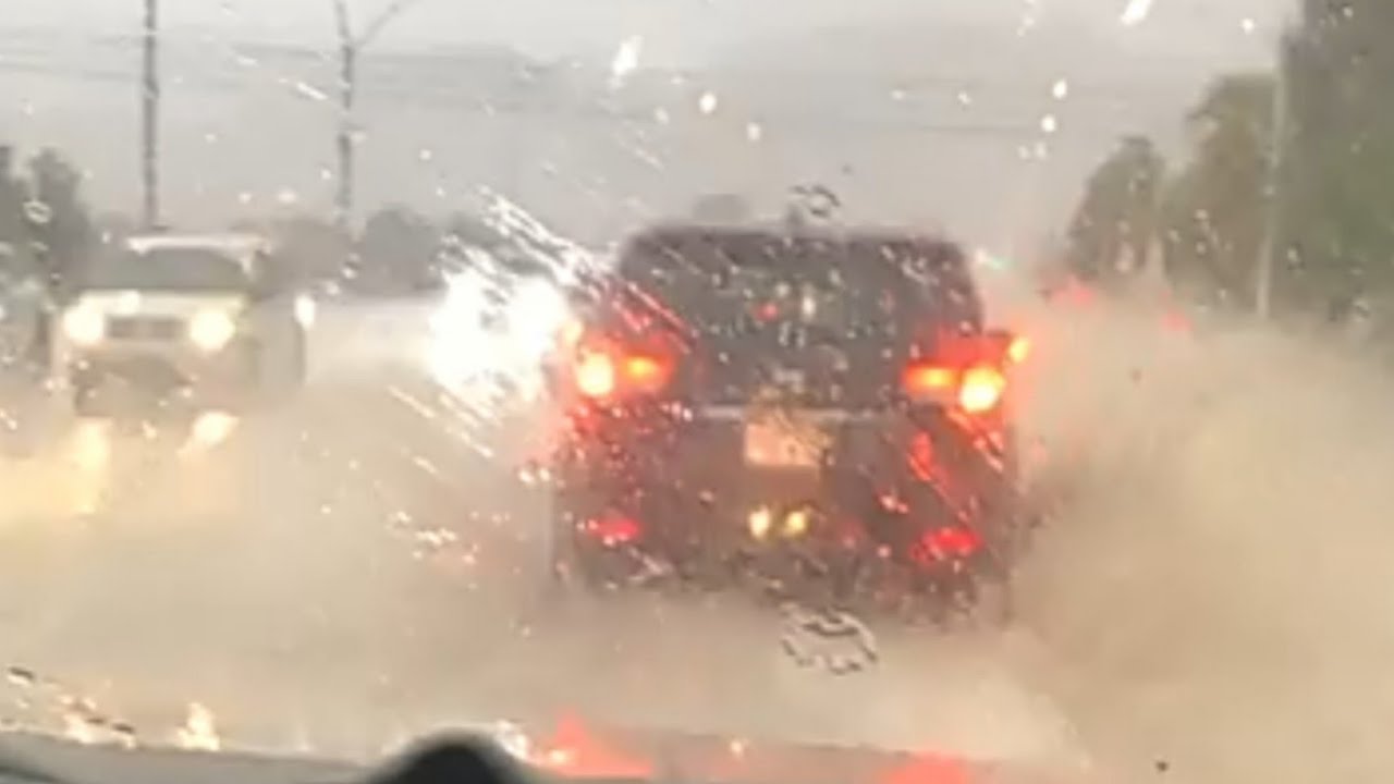 Just minutes ago! Storm in Las vegas nevada, footage summerlin severe ...