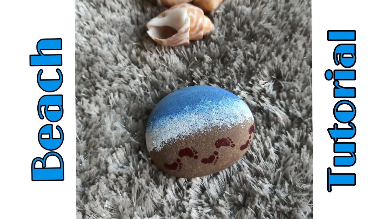 STONE PAINTING Tutorial 🏖️😍 - YouTube