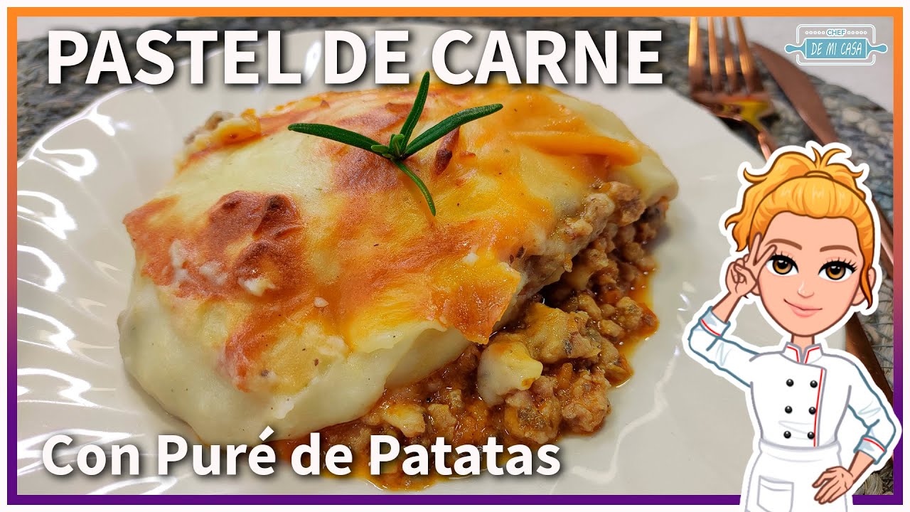🥧 Pastel de Carne con Puré de Patatas 🥔 ¡Extremadamente DELICIOSO!!! 😋 ...