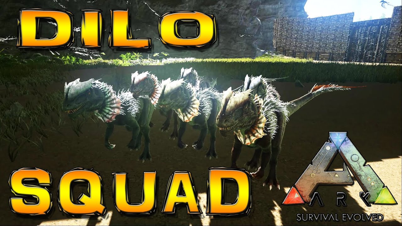 Ark Survival Evolved - Dilo Squad! [4] - YouTube