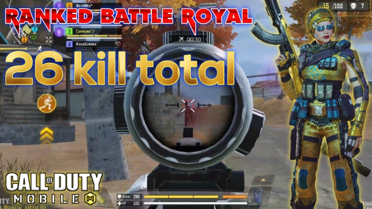 BATTLE ROYAL 26 KILL TOTAL - CODM GAMEPLAY - YouTube