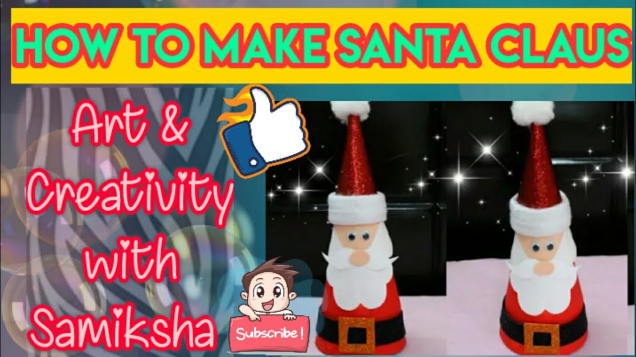How to make a 3D santa claus..... - YouTube