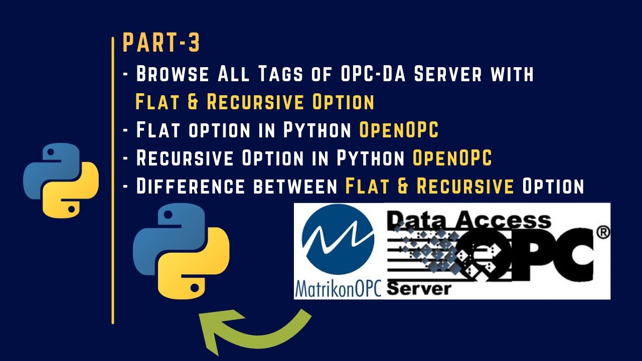 003 | How to Browse OPC DA Server Tags with Flat & Recursive Option ...
