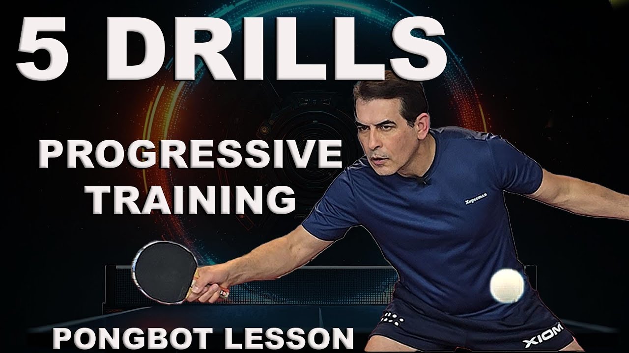 🏓 Table Tennis Flip & Attack|5 Drills to Master ! Progressive Training ...