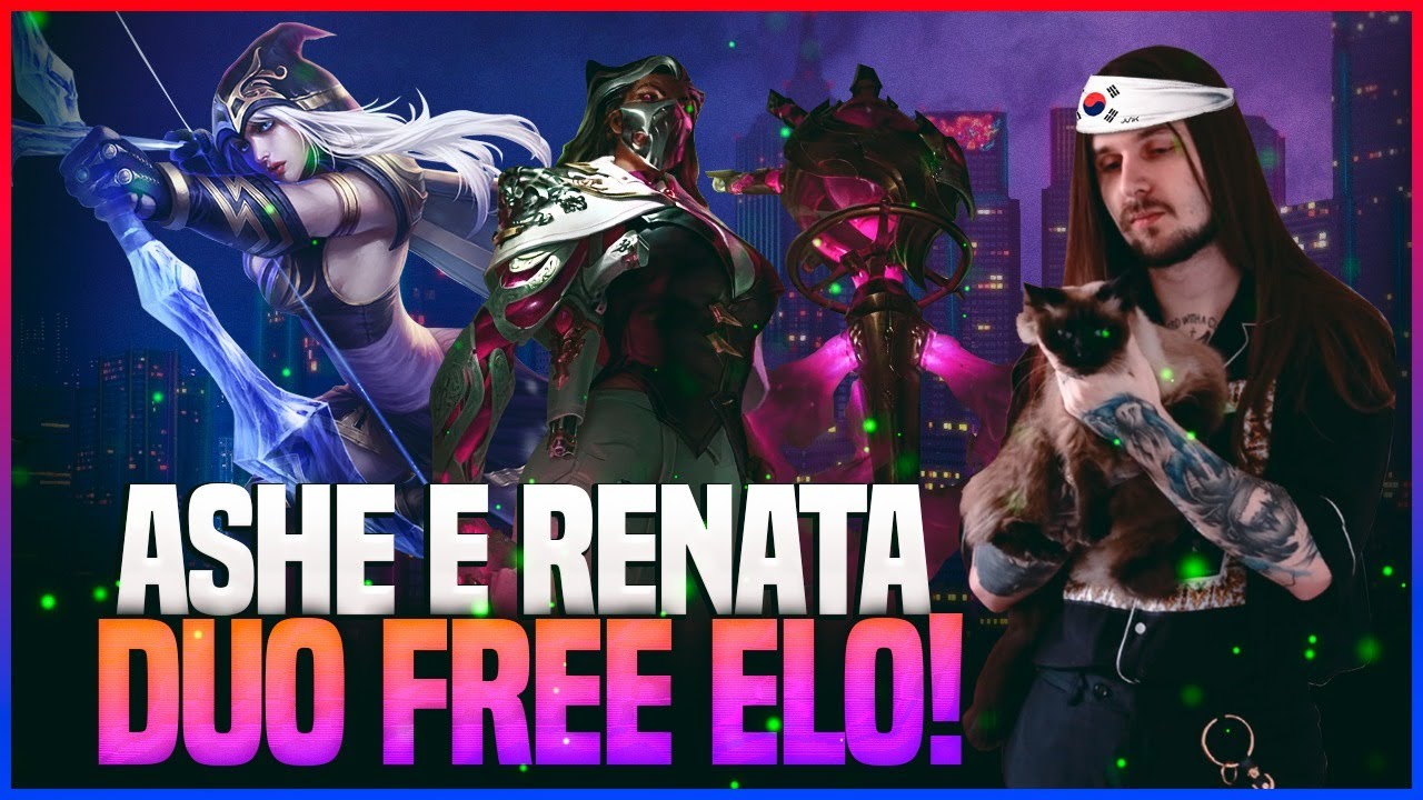 ASHE E RENATA DEUSES DO LEVEL 1! LEAGUE OF LEGENDS! - YouTube