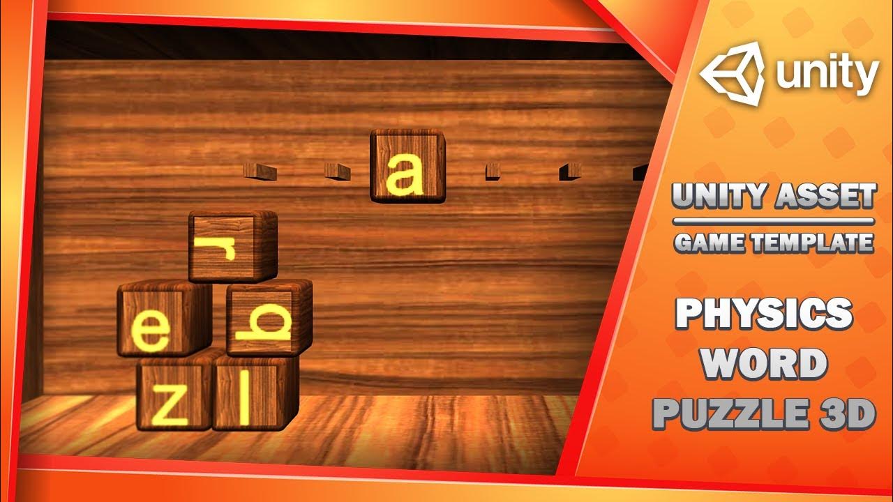 Physics Word Puzzle 3D | Unity Game Template | Fun Puzzle Game Development - YouTube