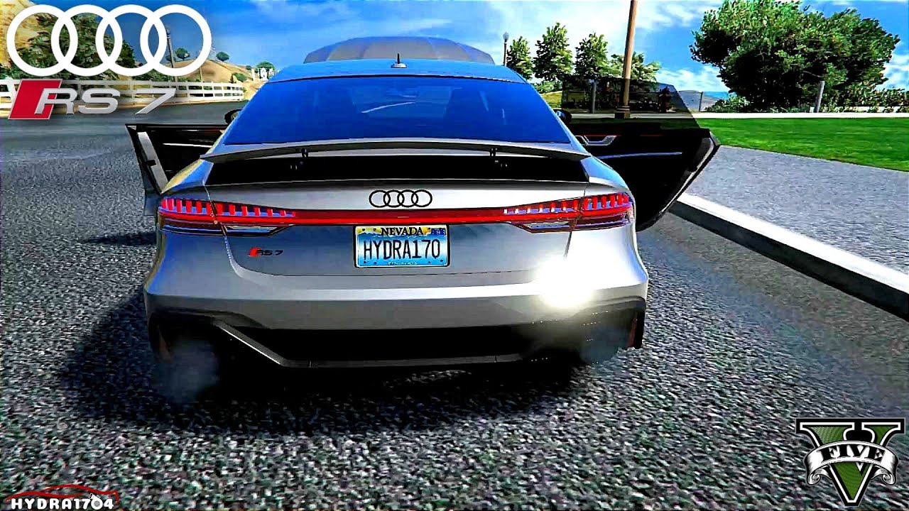 🔥 Showcase 2020 Audi RS7 Sportback (C8) Preview GTA V (Graphics MOD ...