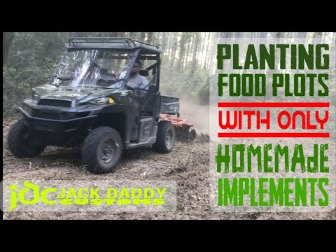 How to plant food plots and gardens with ONLY homemade implements - no ...