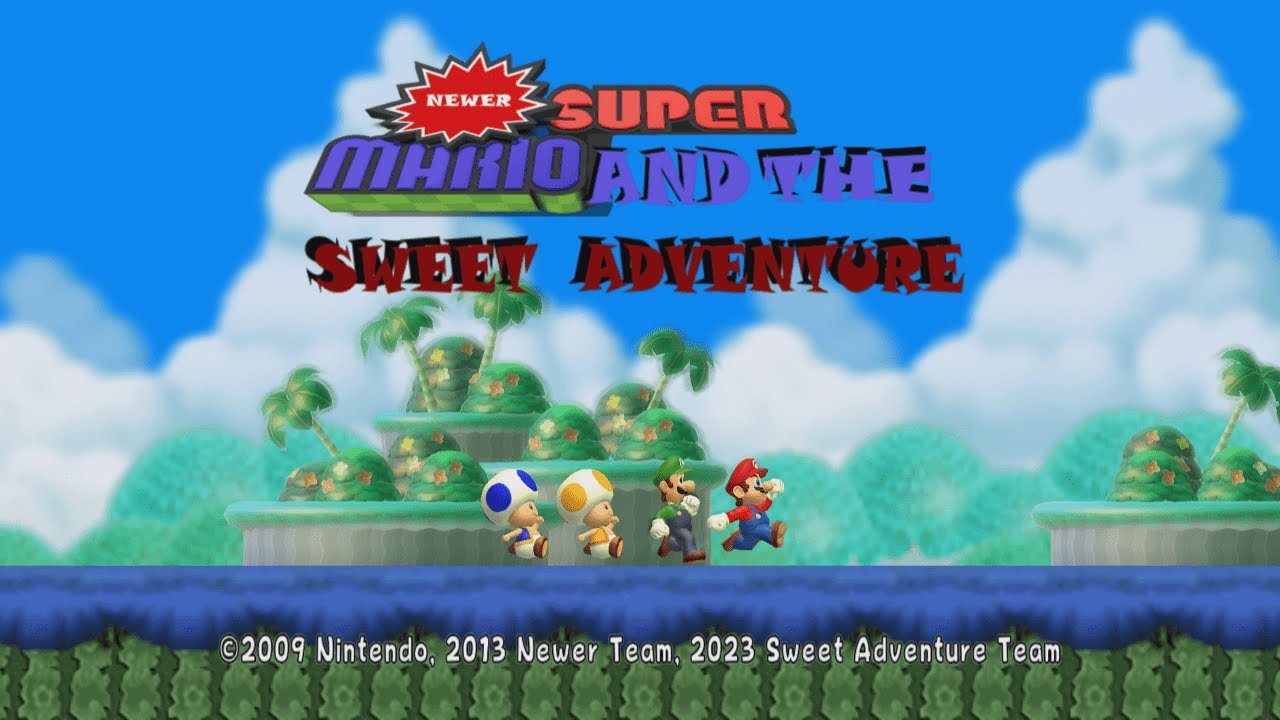 Newer Super Mario And The Sweet Adventure #1 Walkthrough 100% - YouTube