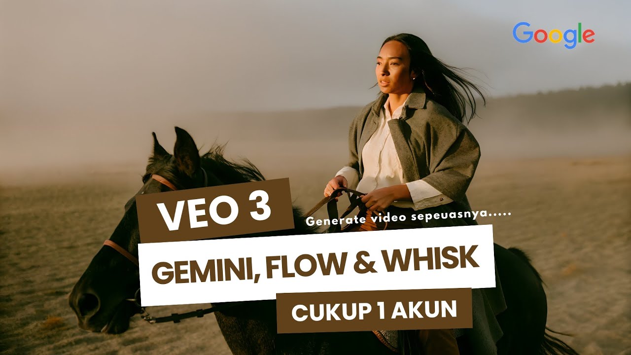 Gratis! Cara Akses Google Veo 3 di Gemini, Flow & Whisk dengan 1 Akun! - YouTube